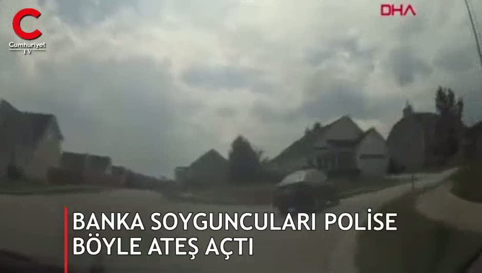 ABD’de banka soyguncuları polise böyle ateş açtı - Son Dakika Video ...