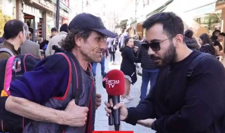 Sokak röportajındaki o sözler gündem oldu: 'Sokakta yaşıyorum ama ölene ...