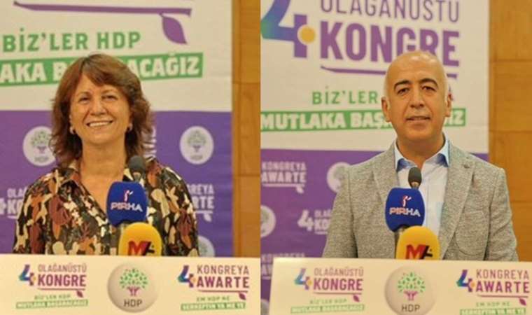 HDP 4'üncü olağanüstü kongresini yaptı: Yeni eş genel başkanlar Sultan ...