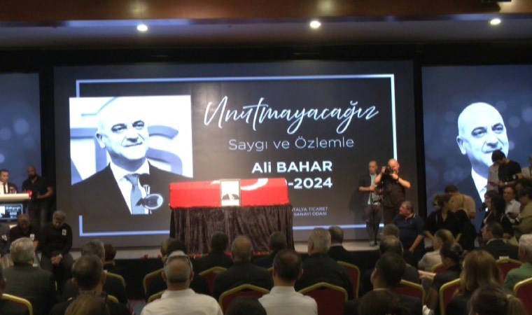 ATSO ve Antalya OSB Başkanı Ali Bahar son yolcuğuna uğurlandı - Son ...