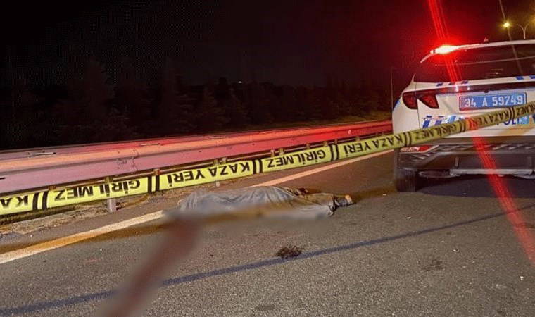 TEM Otoyolu'nda otomobil karşıya geçmeye çalışan yayaya çarptı: 1 ölü ...