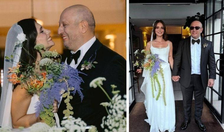 Sürekli erteleniyordu! Serkan Keskin ile Meriç Aral evlendi: 'Balayına ...