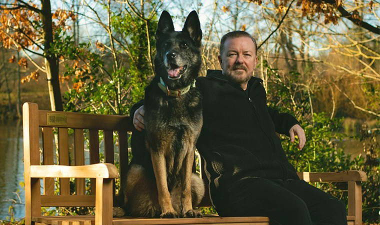 Ricky Gervais, ‘After Life’ dizisindeki rol arkadaşı 'Brandy'nin ...