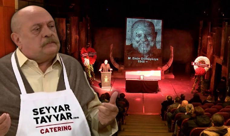 Ünlü oyuncu Emin Gümüşkaya için tören düzenlendi: 'Bu mesleği aşk için ...