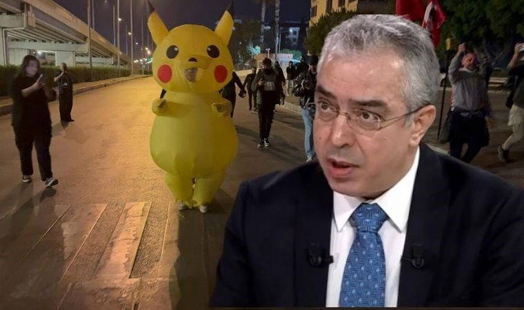 'Büyük oyunu' gördü... Mehmet Uçum'dan 'eylemci Pikachu' yorumu ...